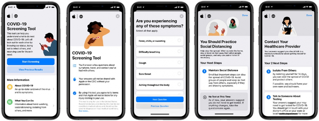 CDC Statement on COVID-19 Apple App | Medigap Life